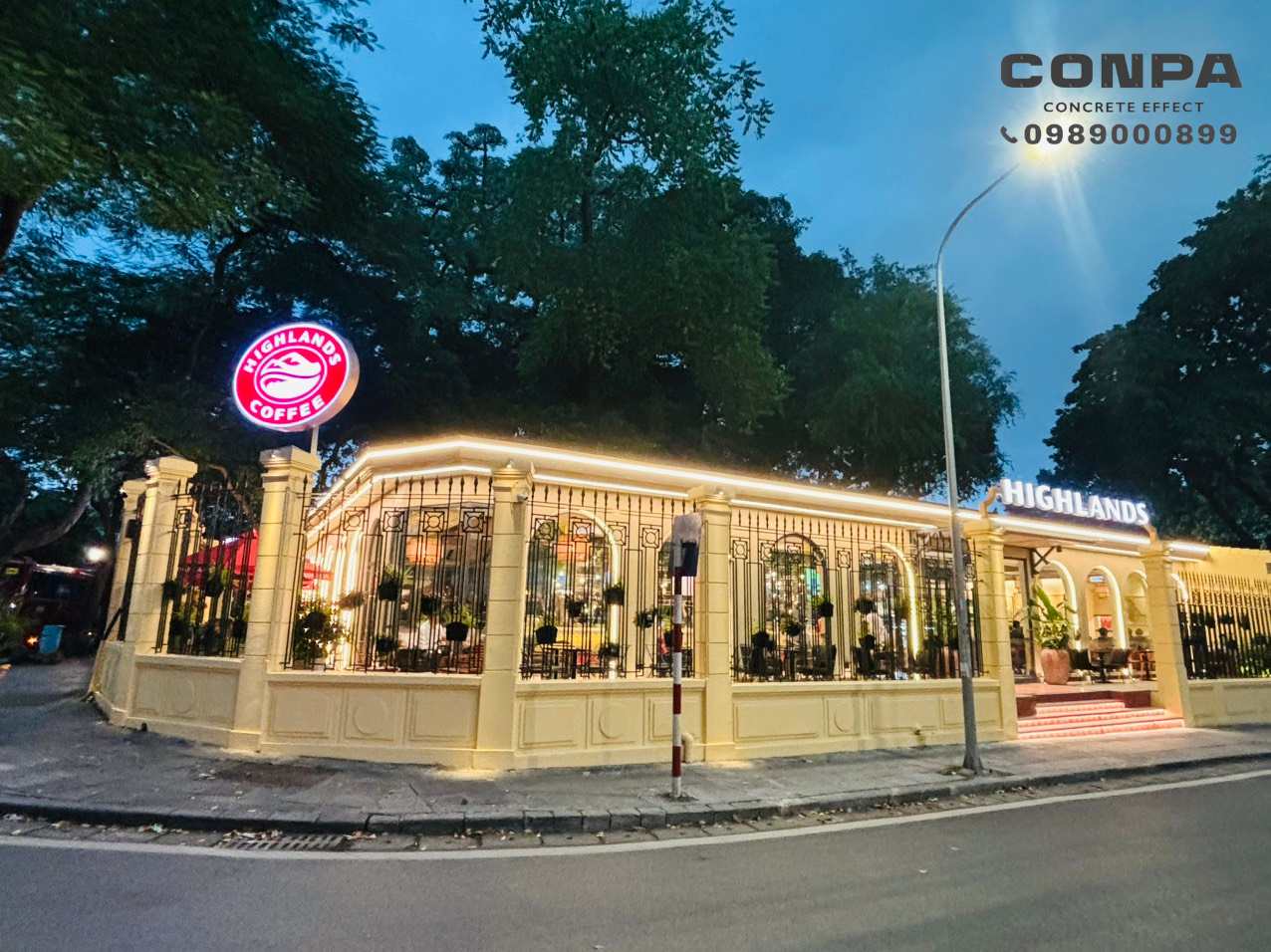 Điểm nhấn trung tâm thủ đô Highlands Coffee!